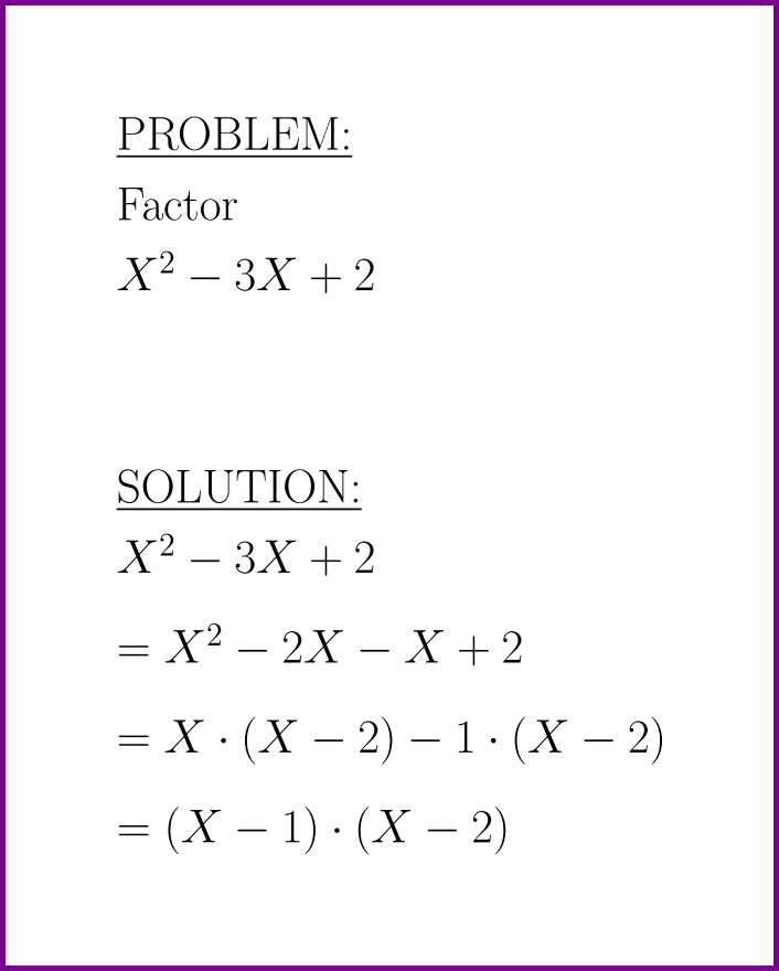 Factor X 2 3X 2 factor Polynomials problem With Solution LUNLUN COM